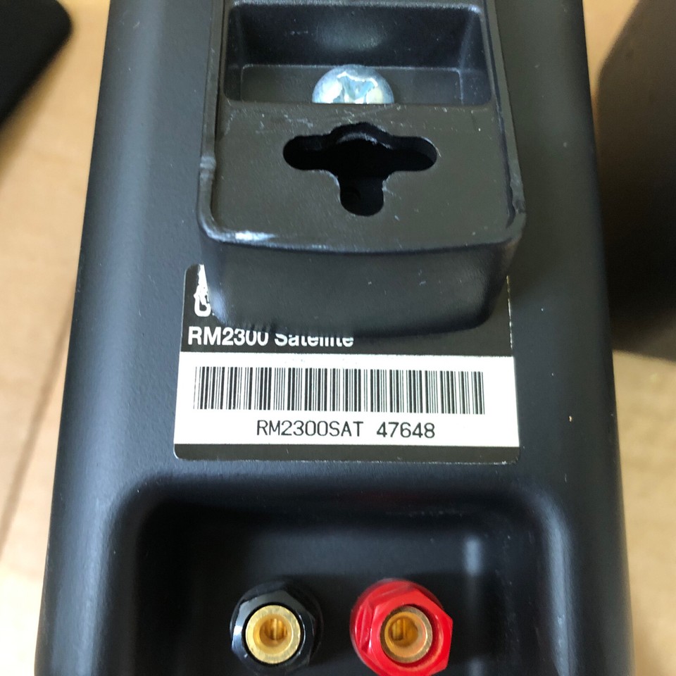 Polk Audio Surround Sound Speaker Set RM2600 Center Channel And RM2300 SAT | eBay