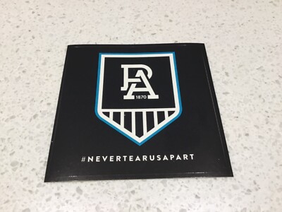 AFL TEAM STICKER , PORT ADELAIDE POWER, CATS DOGS TIGERS EAGLES PIES ...