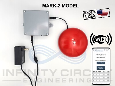 NEW - MARK-2 Factory break time alarm bell, notification system for ...
