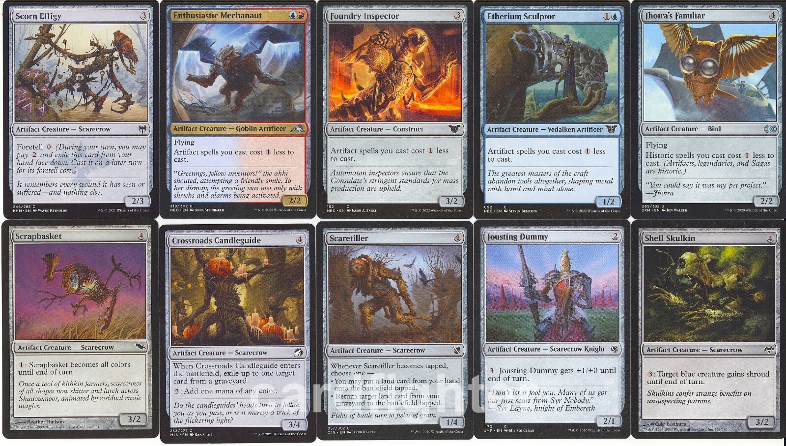 Scarecrow Tribal Commander EDH Deck - Reaper King - Shapeshifter ...