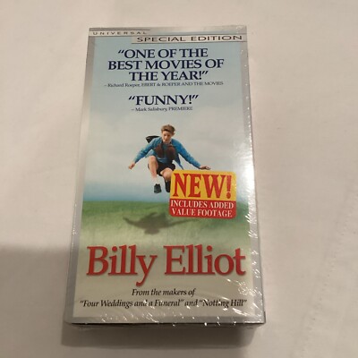 Billy Elliot Special Edition (VHS, 2000) FACTORY SEALED - Watermark | eBay