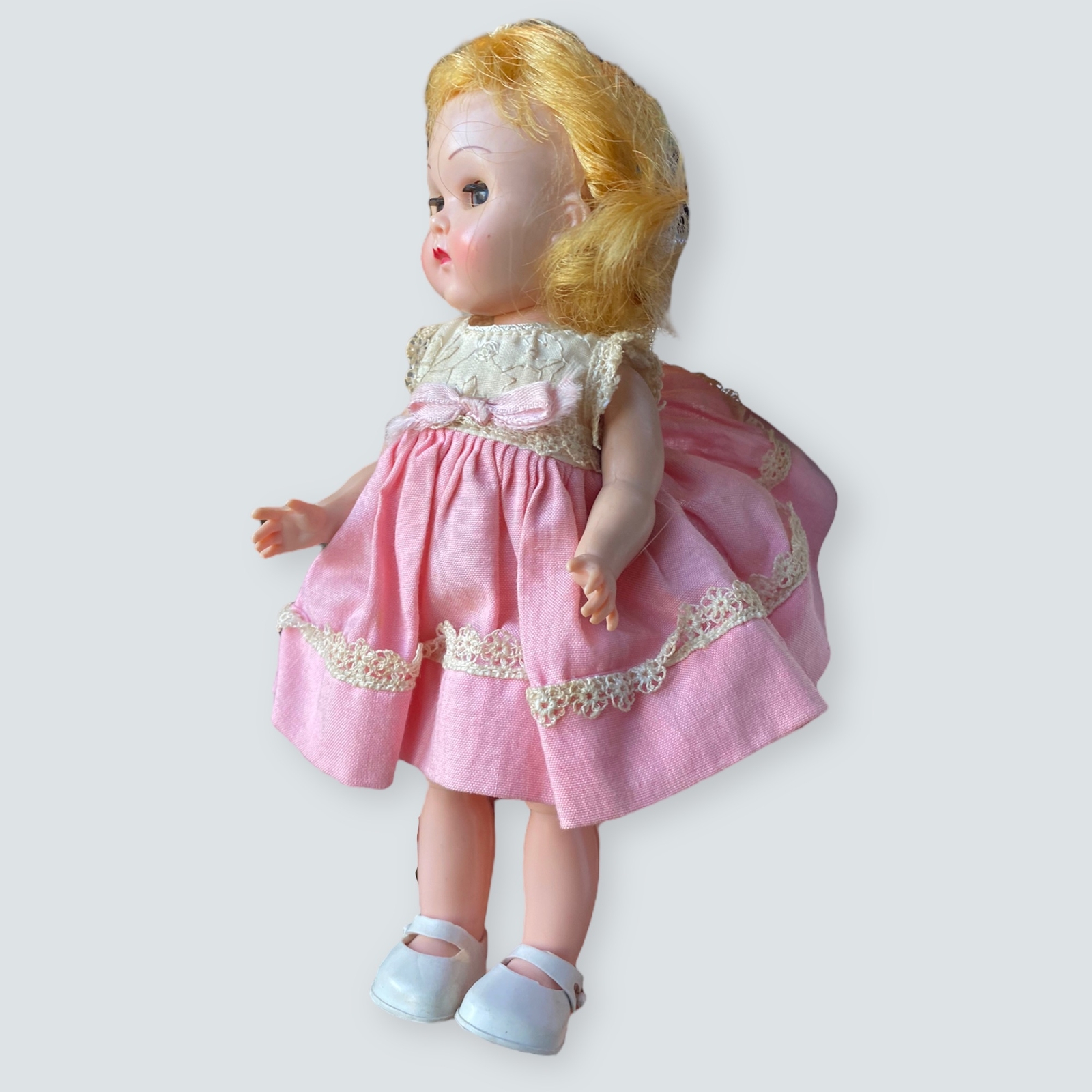 Vintage Vogue Ginny Walker Doll in original dress | eBay