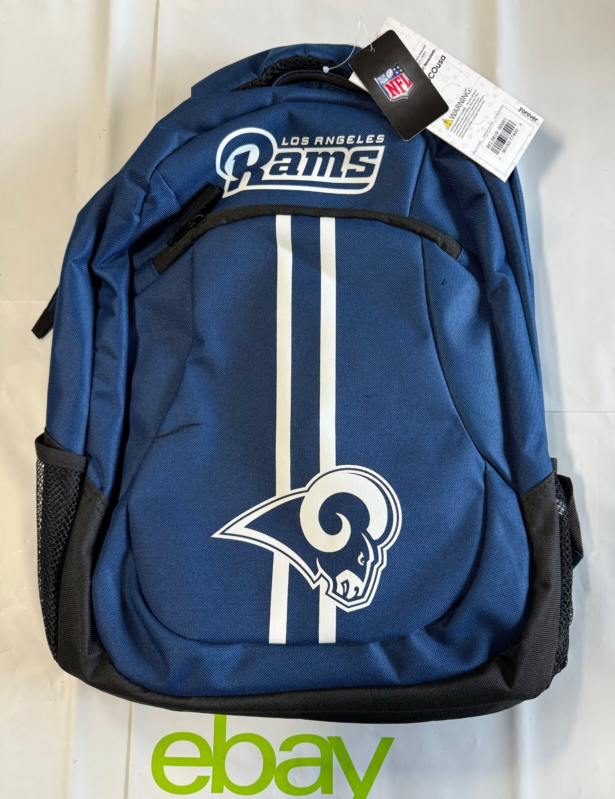 Los Angeles Rams Logo Action BackPack School Bag Back pack Gym Travel ...