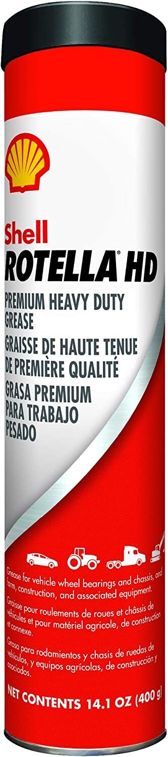 Pack of 5 Shell Rotella Heavy Duty High Temperature Grease 550049925 14 ...