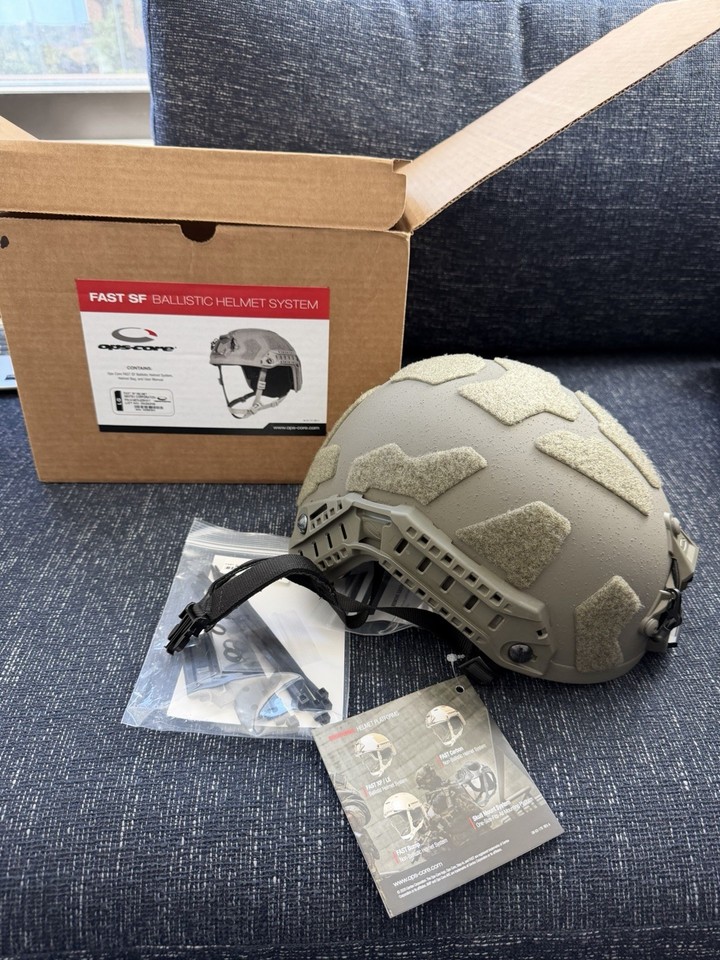 Ops core fast SF ballistic helmet Large Ranger Green | eBay