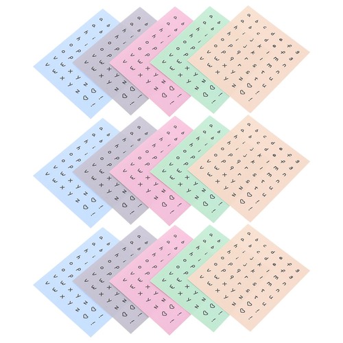 3 Count Scrapbook Letter Decals Supplies Small Alphabet Stickers | eBay UK