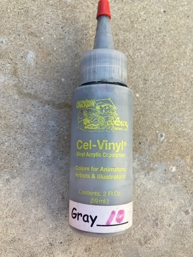 CARTOON COLOUR COMPANY Gray 10 Cel-Vinyl Paint Bottle Discontinued | eBay