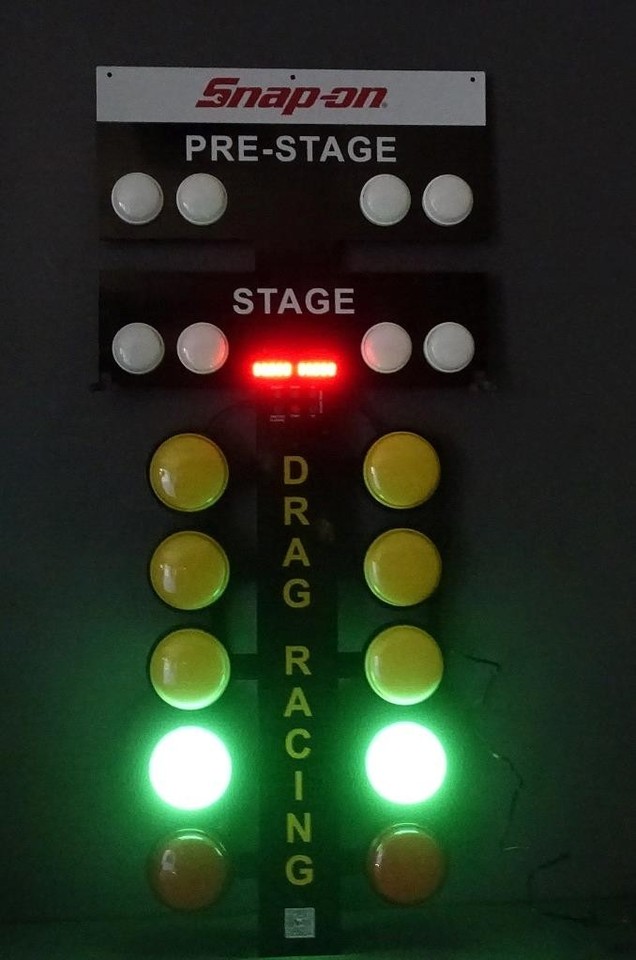 Snap-On 3' Drag Racing Tree Light Bar & Game NHRA SSX24P104 Man Cave ...