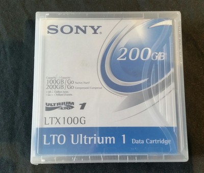 Sony LTX100G/2WW LTO Ultrium 100/200 GB Storage Media New Sealed | eBay