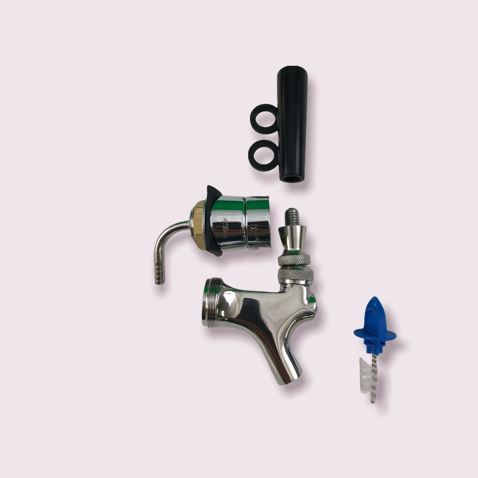 Beer Kegerator Sankey D Coupler with Faucet and Handle DIY Rebuild Kit ...