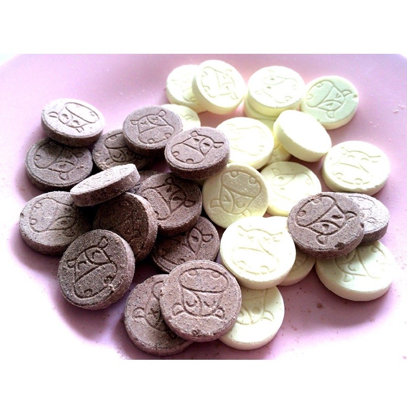 Milk Tablet Malt Tablet Candy 20 g X 1-10 pack Sweeten Flavour Thai ...