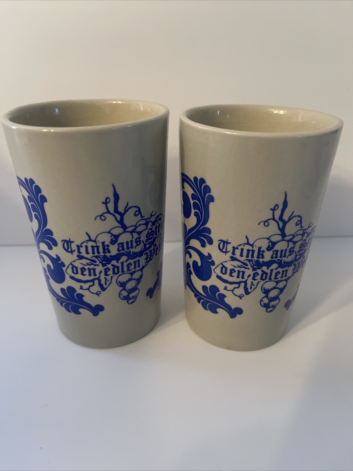 German Burg Cochem "Trink aus Stein den edlen Wein" Ceramic Cup Mug ...