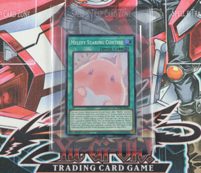 Yugioh Spell Card Melffy Staring Contest POTE-EN063 1st Edition Super ...