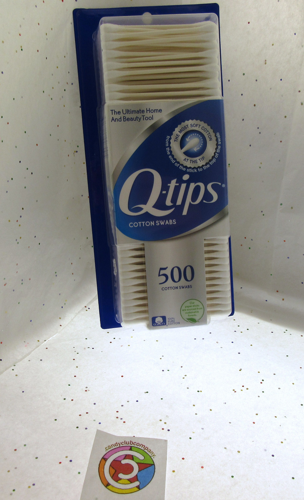 Q-tips 500 Count Cotton Swabs Brand NEW Sealed Sterile Ears ...