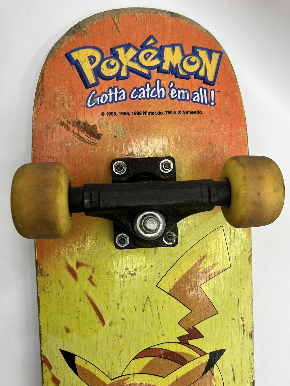 Pokemon Pikachu Skateboard Vintage 1998 Nintendo | eBay