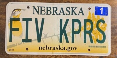 FIV KPRS Vanity License Plate Five Capers KPRS | eBay