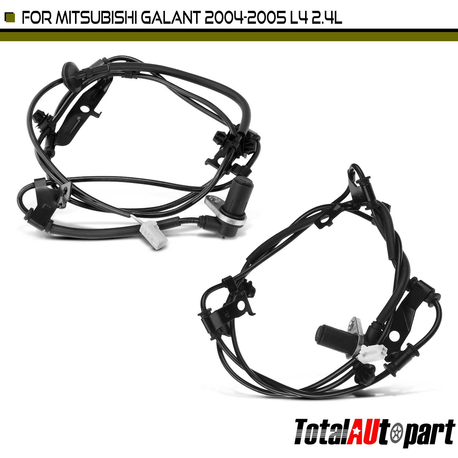 2x ABS Speed Sensor for Mitsubishi Galant 2004-2005 2.4L 3.8L Rear Left ...