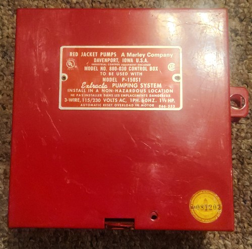 Veeder-Root Red Jacket Pump Control Box 880-030 | eBay