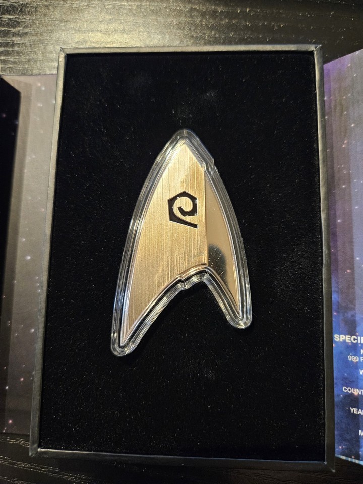 2024 Star Trek Starfleet Divisions Operations Insignia 1 oz Silver Coin By Ag... | eBay