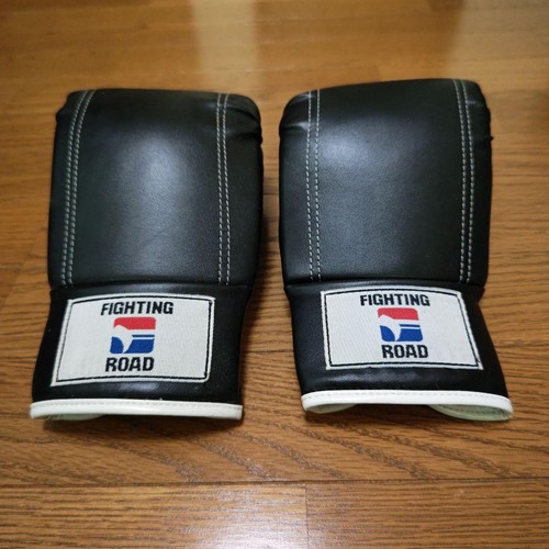 Fighting Road Open Finger Gloves Black | eBay