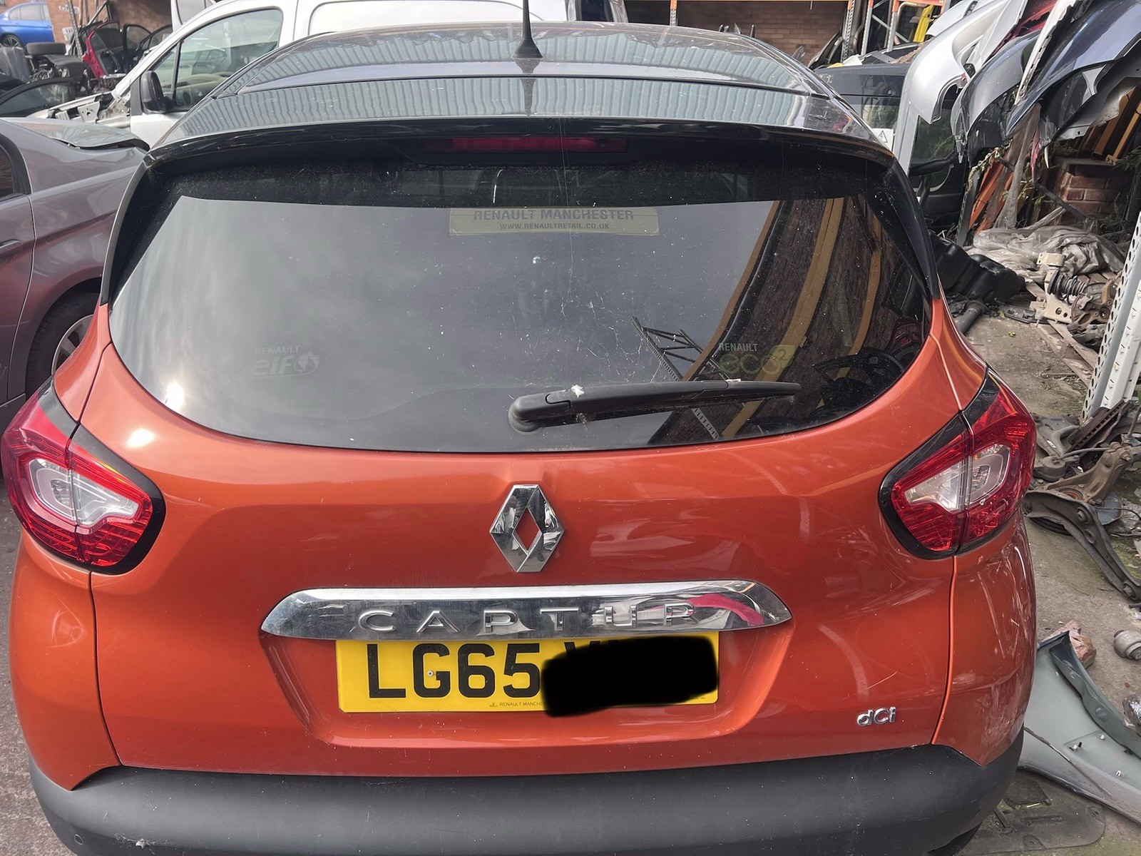 RENAULT CAPTUR MK1 Rear Boot lid tailgate 2013-2017 Paint Code TEENZ ...