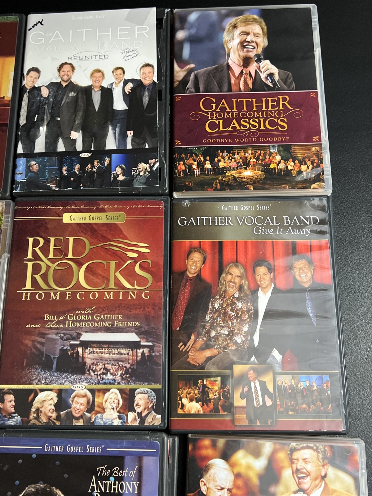 GAITHER GOSPEL SERIES DVD lot of 34 -Redrocks, Homecoming Classics ...