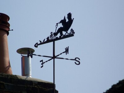 Photo 6x4 Weather vane Higher Ansty Ansty Cross For centuries ...