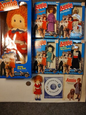 Large Lot Vtg Little Orphan Annie Dolls, Decoder Pin & more | eBay