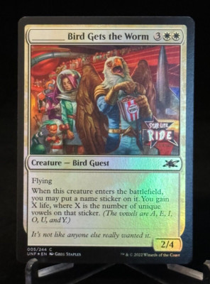 MTG Magic UNF Unfinity Foil _____ Bird Gets the Worm - Common | eBay