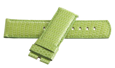 Locman 25mm x 24mm Green Leather Watch Band | eBay