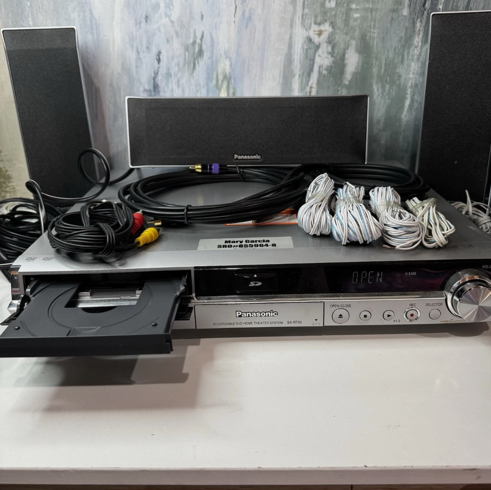 Panasonic DVD Recorder Ram R DVD RW Mdl SA RT50 With Theater Surround ...