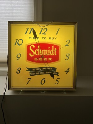 Schmidt Beer Clock | eBay