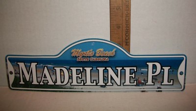 DOOR WALL SCANDICAL MYRTLE BEACH SOUTH CAROLINA NAME ROAD SIGN MADELINE ...