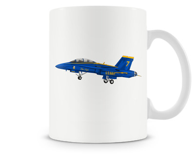 McDonnell Douglas F-18 Hornet 'Blue Angels' Mug - 15oz. | eBay