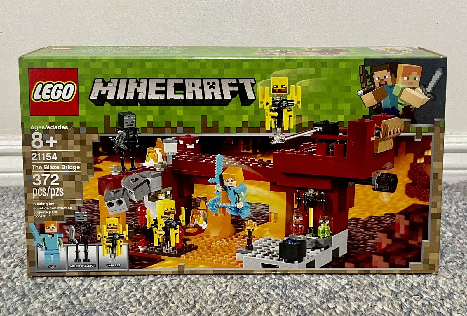 Lego Minecraft 21154 The Blaze Bridge Wither Skeleton/Retired/New ...