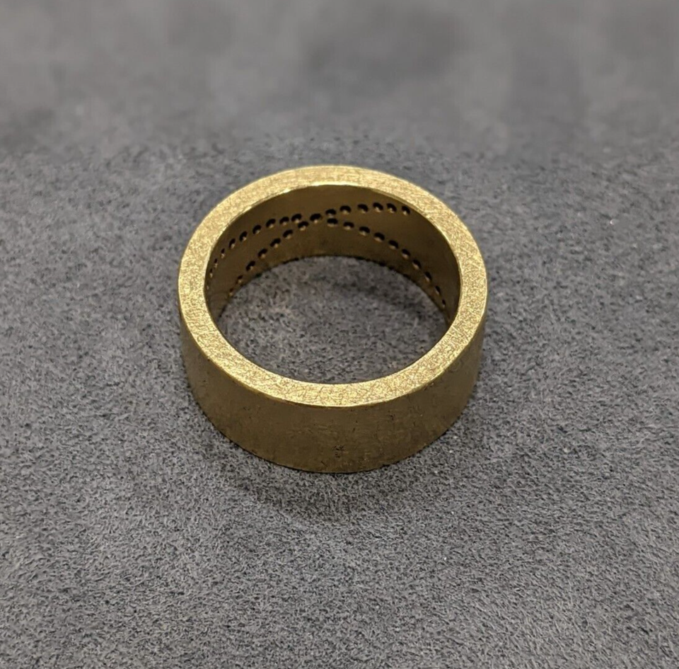 Todd Reed 18K Yellow Gold Ring with Diamonds Size 6.5 Retail: $12,000 ...