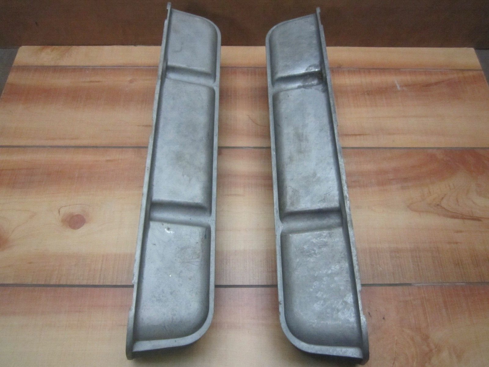 Cal Custom Ford FE 390 406 427 428 Vintage Finned Aluminum Valve Covers ...