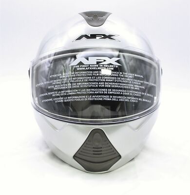 AFX Silver FX-36 Helmet - Size XL Part Number - 1001468 | eBay