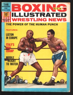 Sports Pub: Boxing Illustrated Wrestling News 12/1963--Sonny Liston ...