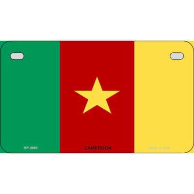 Cameroon Flag Novelty Metal Motorcycle Plate MP-3985 | eBay
