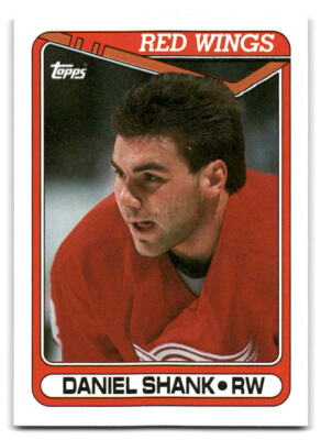 Daniel Shank 1990-91 Topps HOCKEY #34 Detroit Red Wings Rookie RC | eBay