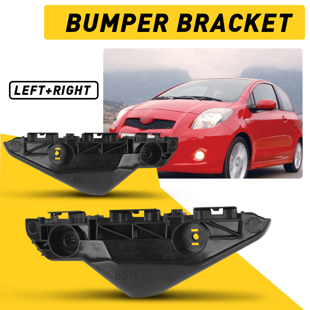 Left & Right Side Bumper Retainer Set For 07-12 Toyota Yaris Front Side ...