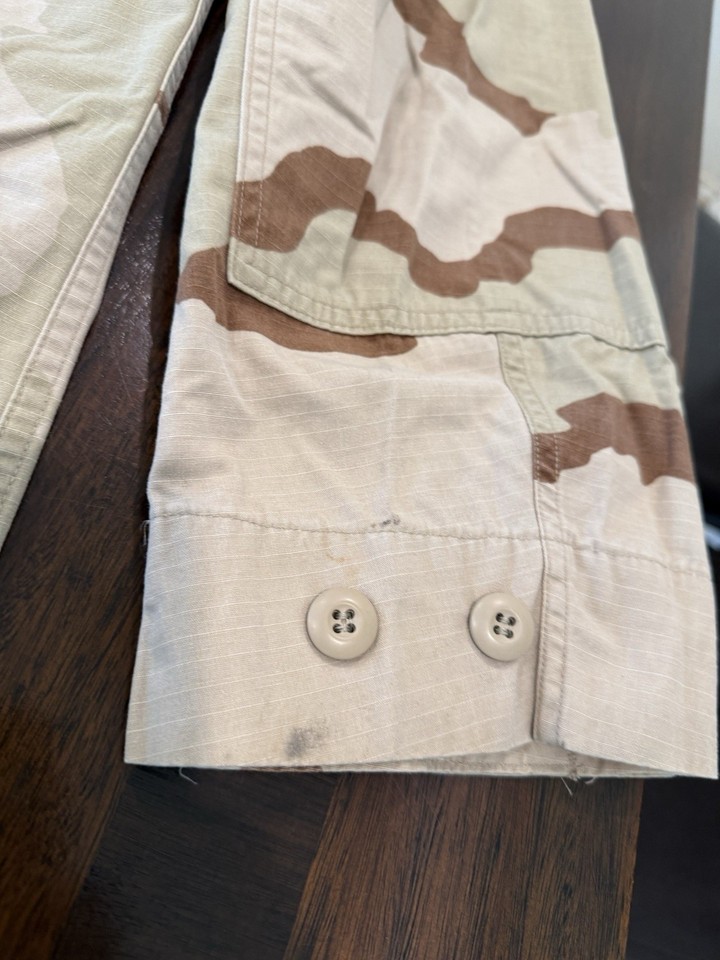 US Army DCU 3-Color Desert Camo BDU Jacket Medium Long | eBay