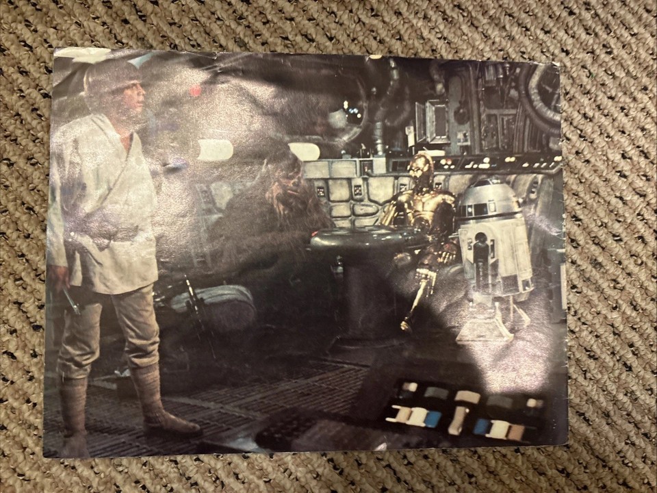 1977 STAR WARS SOUVENIR PROGRAM 1st Print Collector movie theater book ...