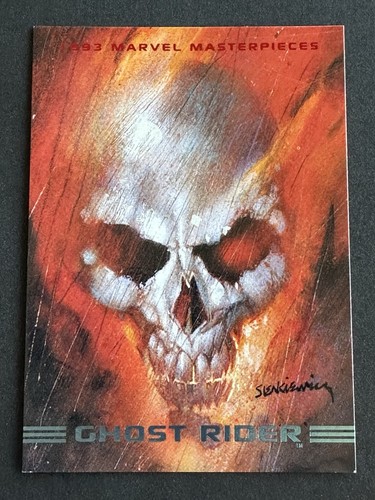 Ghost Rider Card No. 13 - Marvel Masterpieces 1993 NM+ (Buy 3 for Free ...