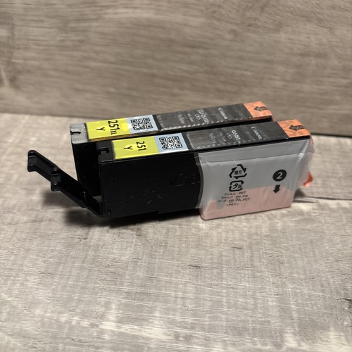 Canon Pixma 251 XL Yellow Genuine Inkjet Cartridge CLI-251 Printer Ink ...