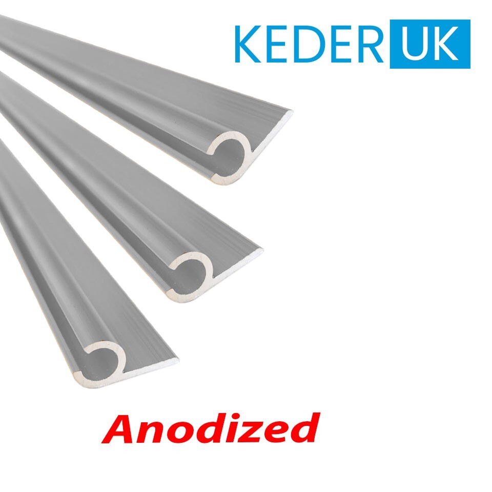 Campervan Motorhome Caravan Awning Rail C Channel 3 x 1m Strips with D ...