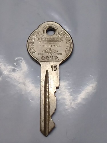 Vintage Old Original Antique BASCO Briggs & Stratton Milwaukee # 15 Key ...