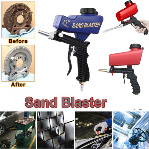 Air Sandblasting Held Sand Blaster Gun Hand Shot Adjust Media Blasting ...