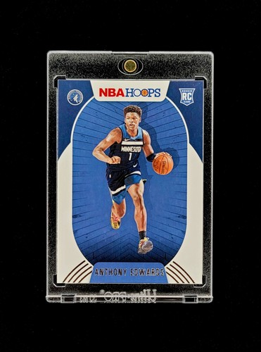 Anthony Edwards - 2020-21 NBA Hoops Basketball RC Rookie Card Minnesota ...